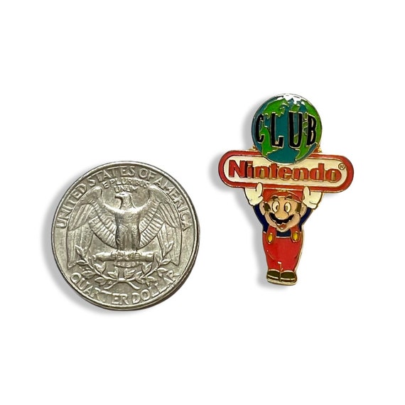 Vintage Club Nintendo Super Mario Pin Rare Collectabl… - Gem