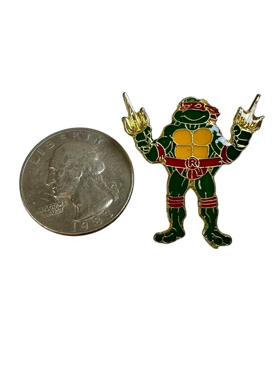 RAPHAEL Teenage Mutant Ninja Turtles Vintage Enamel P… - Gem