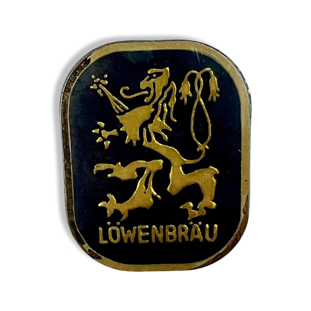 Vintage Lowenbrau Beer Pin, Enamel Pin Beers of the World, German Beer ...