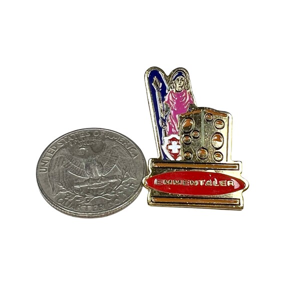 Vintage Swiss Emmentaler Cheese Pin Gift for Cheese L… - Gem