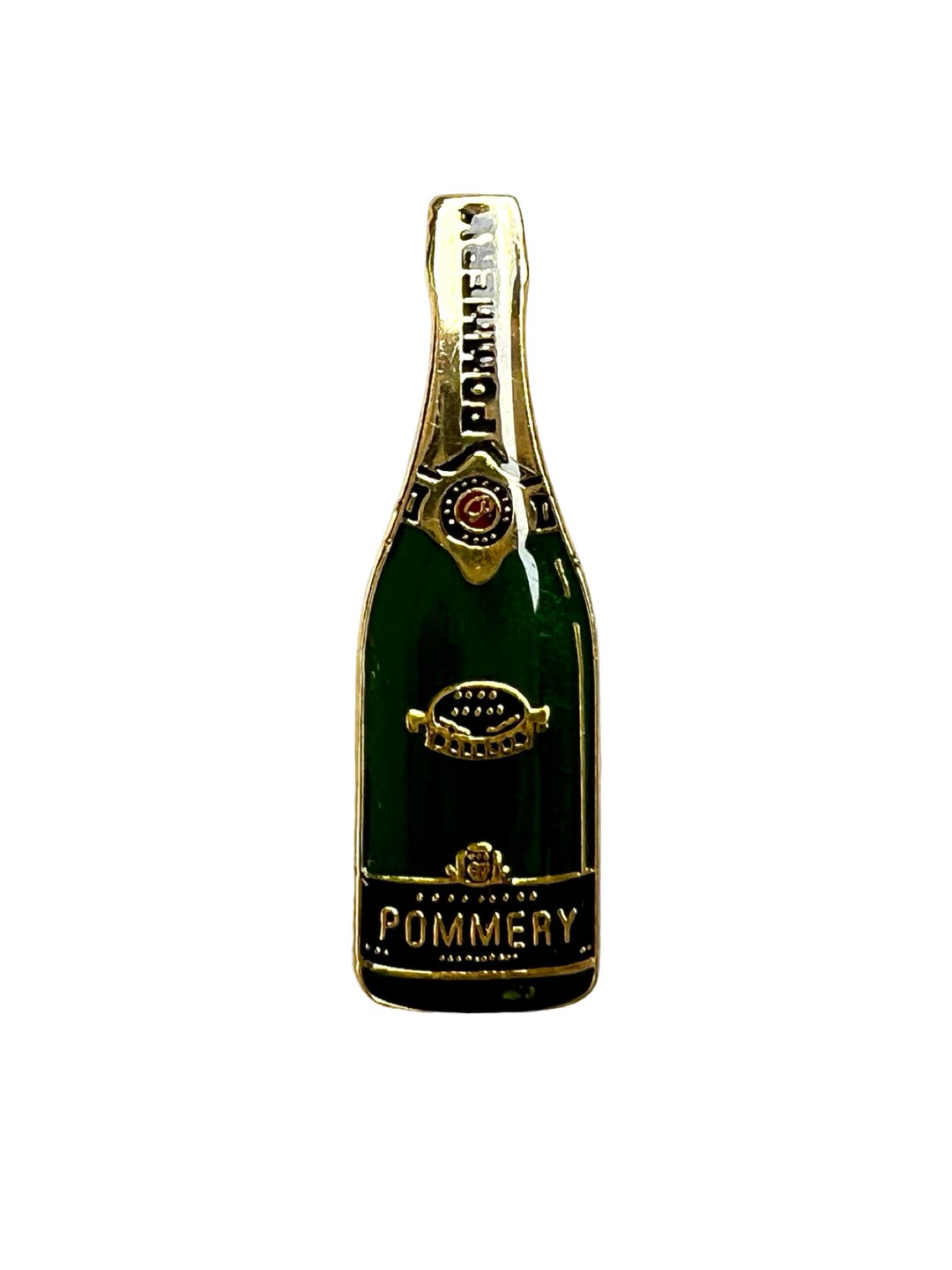 Vintage Pommery Brut Royal Pin, Champagne Lapel Pin, Sparkling Wine Pin ...