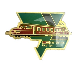 Vintage Swiss Train Pin Ae 6/6, Swiss Souvenir Badge, Gift for ...