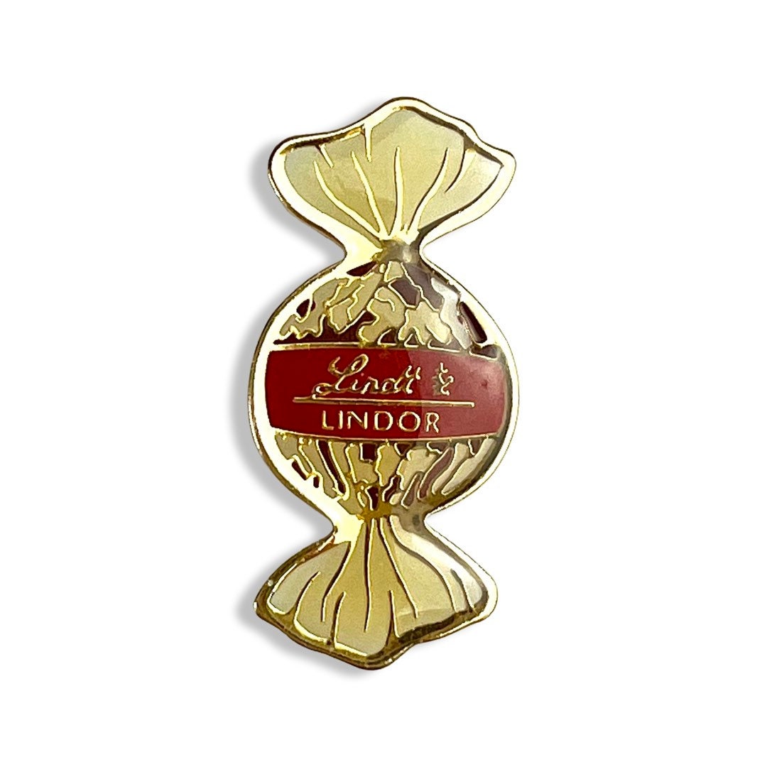 Vintage Lindt Lindor Chocolate Pin, Gift for Chocolate Lover, Vintage ...