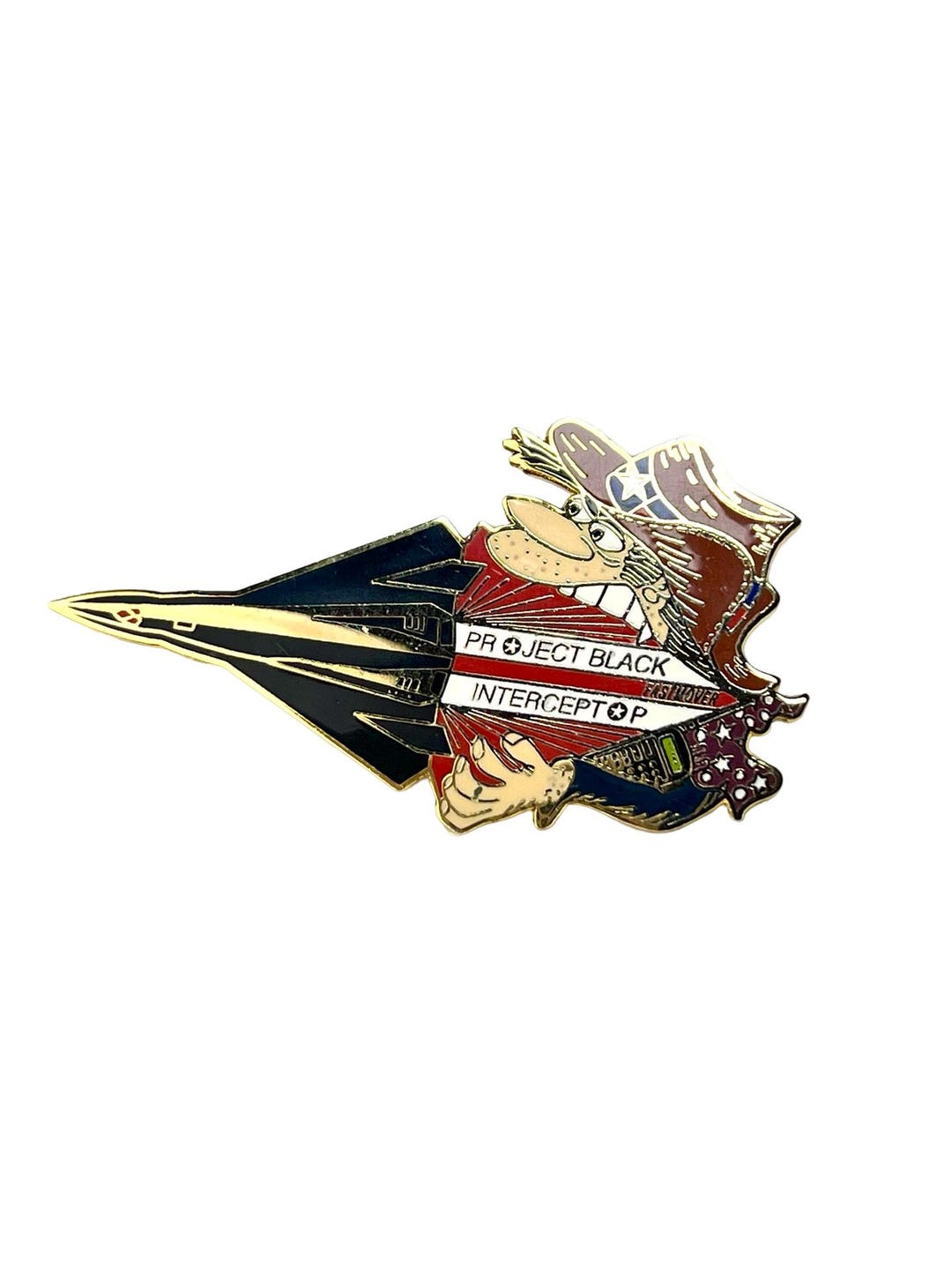 Vintage Fighter Jet Pin Army Enamel Pin Gift for Army Veteran - Etsy
