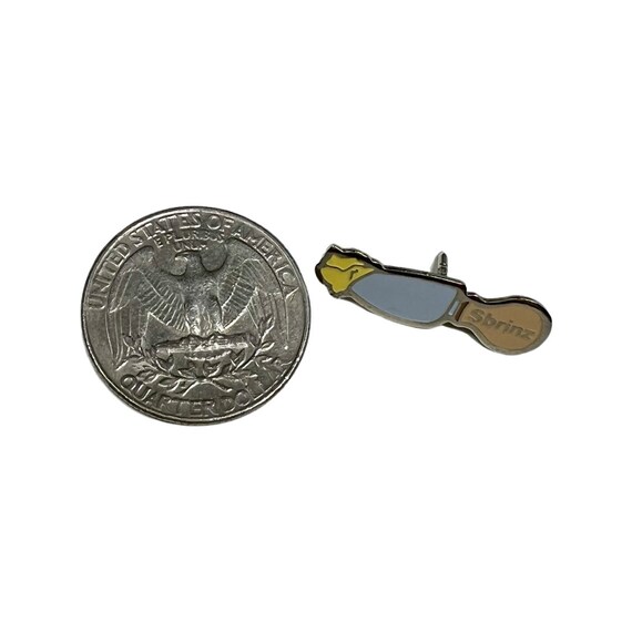 Vintage Swiss SBRINZ Cheese Pin - Gem