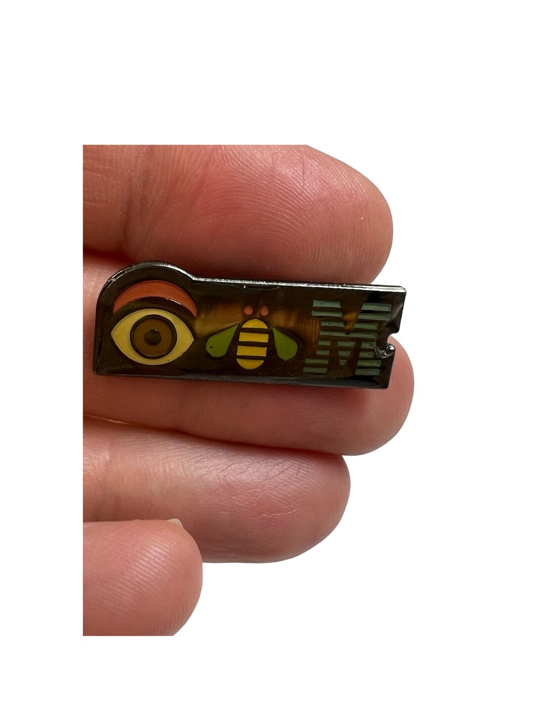 Vintage IBM Eye Bee M Logo Pin, Paul Rand Design Logo - Etsy
