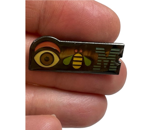 Vintage IBM Eye Bee M Logo Pin, Paul Rand Design Logo - Etsy
