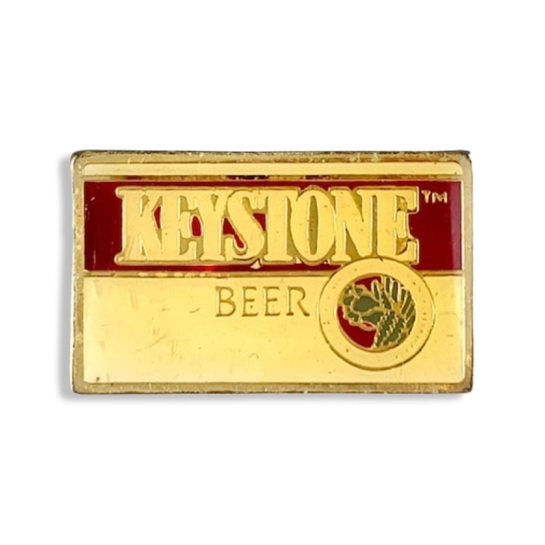 Vintage KEYSTONE BEER Pin, Beers of the World, American USA Beer Pin ...