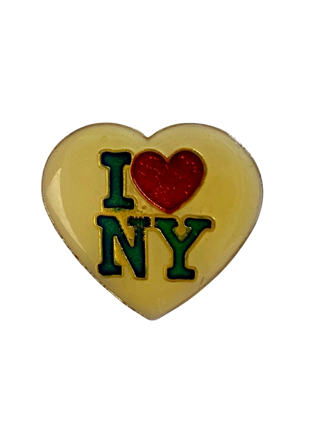 Vintage I Love New York Pin Usa State Pin Travel Pin New York Souvenir Globetrotter Travel T