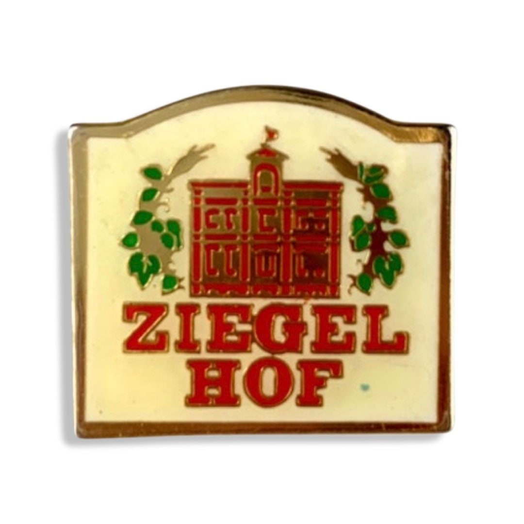 Vintage Ziegel Hof Beer Enamel Pin Beers of the World, Swiss Beer Pin ...