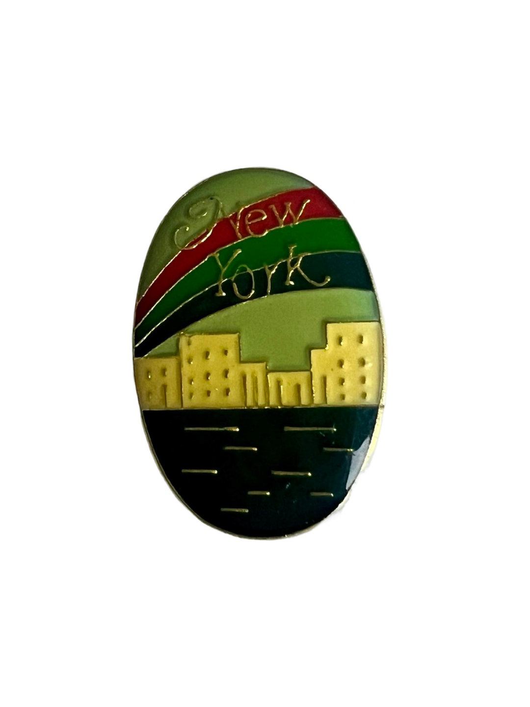 Vintage New York Pin: USA Travel Souvenir - Etsy