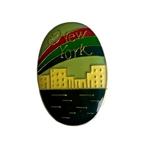 Vintage New York Pin USA State Pin Travel Pin New York Souvenir ...