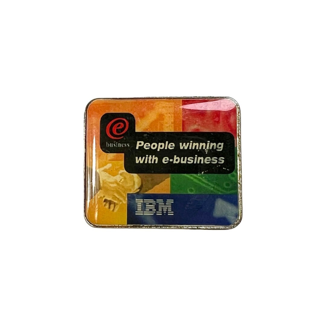 Vintage IBM 'people Winning With E Business' Pin: Retro Tech Gift - Etsy
