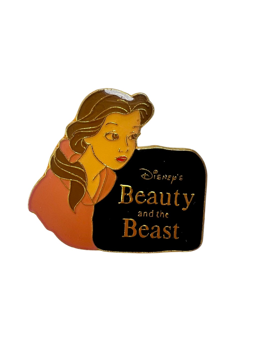 Vintage Disneys Belle From Beauty and the Beast Pin, Old Disney Pin ...