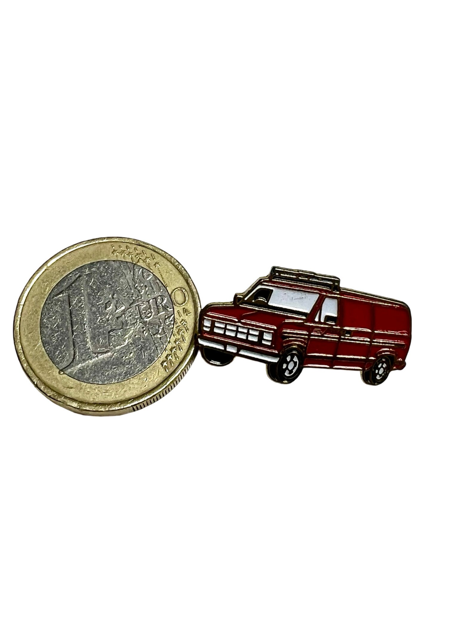 Vintage Red Van Pin: 80s Car Collector Pinback Badge - Etsy