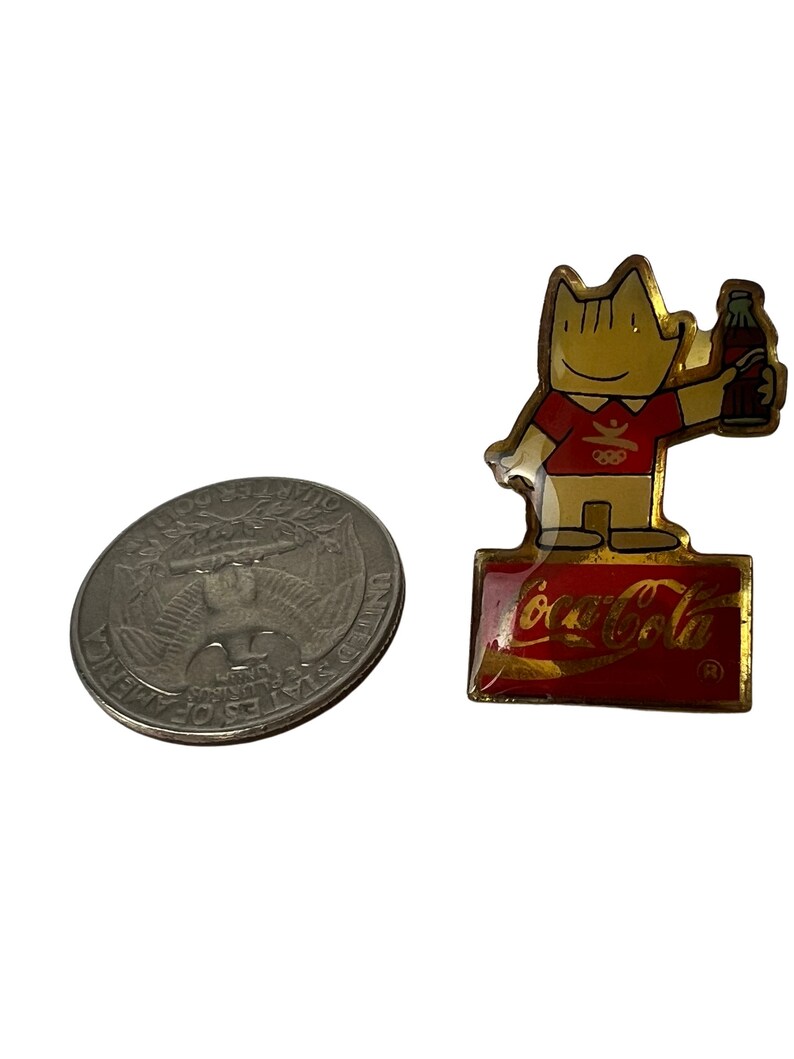 Vintage Coca Cola Pin, Barcelona Olympics Cobi Mascot, 1992 - Etsy