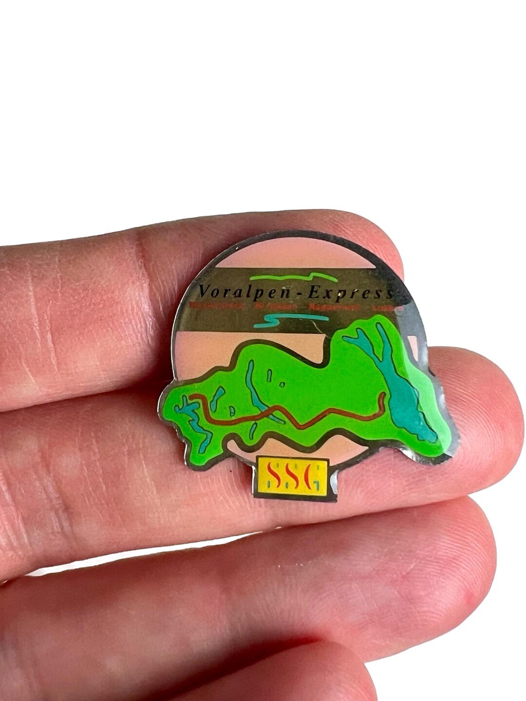 Vintage Swiss Train Pin, Gift for Train Buff Model Train Collector ...