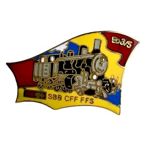 Vintage Swiss Train Pin Gift for Train Buff Model Train Collector ...