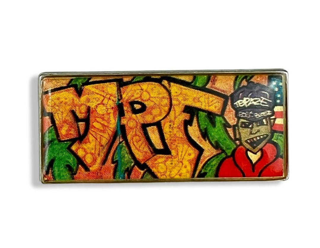 Graffiti Jewelry, Vintage Graffiti Art Pin, Modern Art Pin, Gangster ...