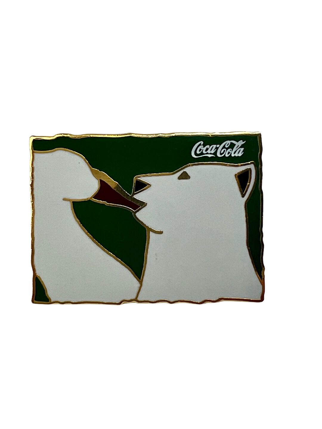 True Vintage COCA COLA 1996 Lapel Pin Pinback Badge Polar Bear, Gift ...
