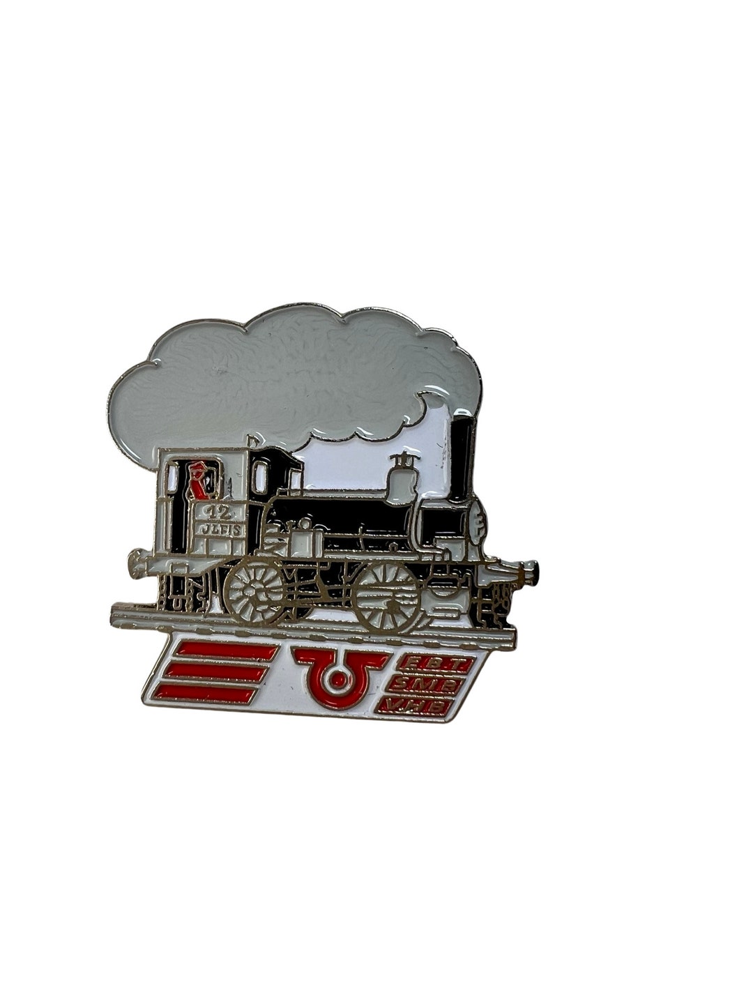 Vintage Train Locomotive Enamel Lapel Pin Rare Badge Gift - Etsy