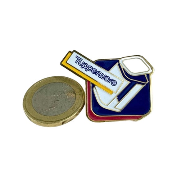 Vintage Tupperware Container Pin gift for someone who… - Gem
