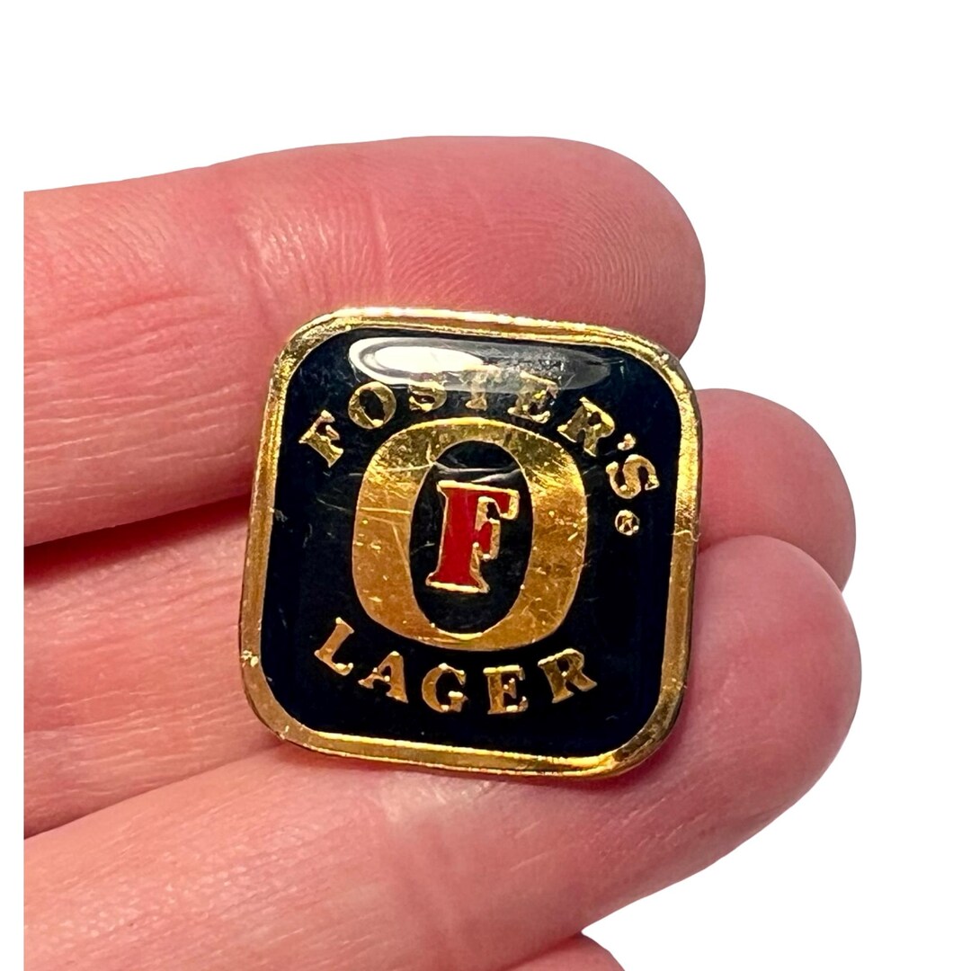 Vintage Fosters Lager Lapel Pin, Beer Brewery Pin - Etsy