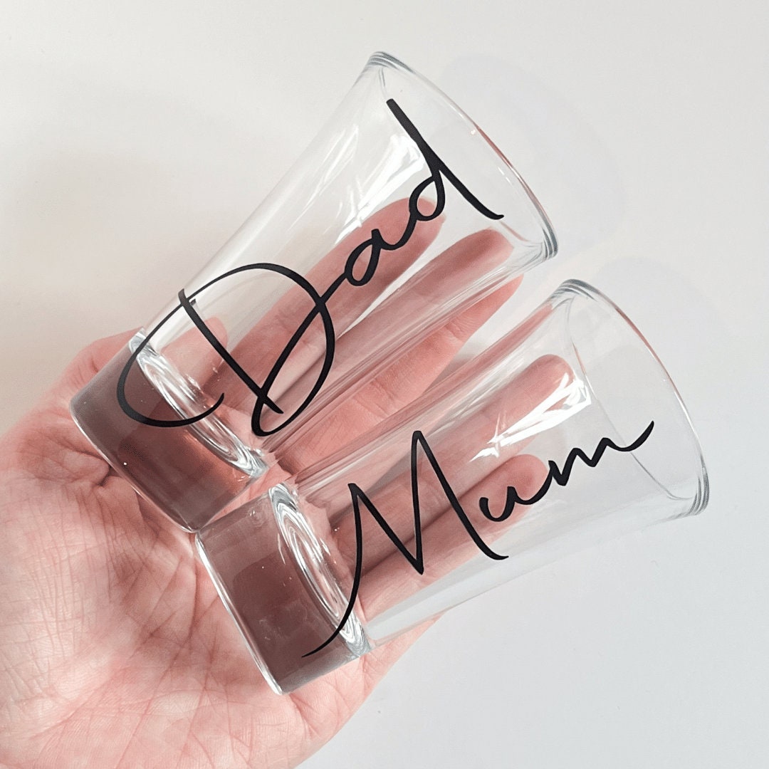 Personalised Shot Glass Set / Matching Valentines Gift for Him, Gift ...
