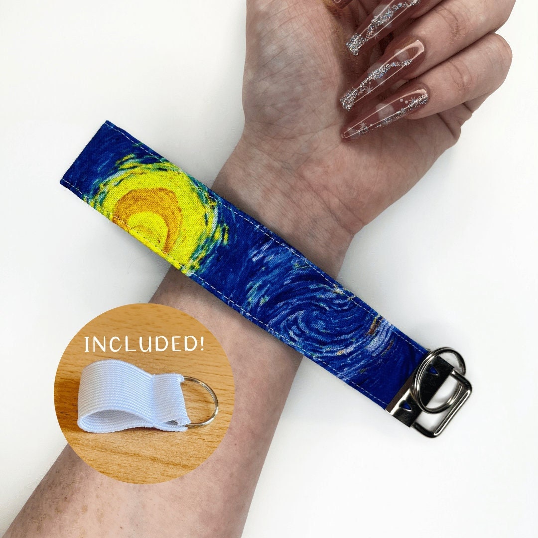 Van Gogh Starry Night Walking Stick Strap / Walking Stick Wrist Strap ...