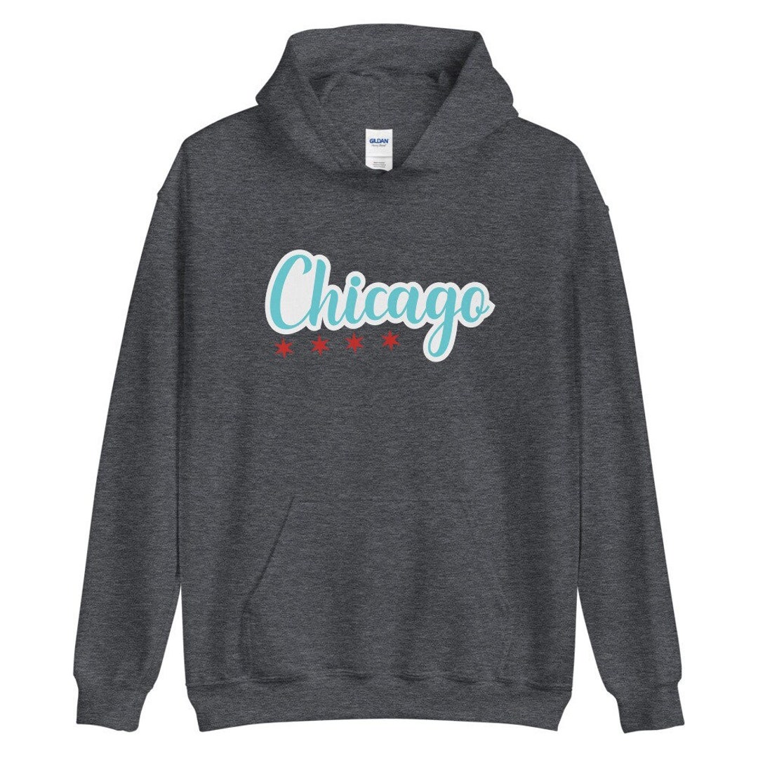 Chicago Stars Chicago Flag Inspired Unisex Hoodie, Chicago Gifts ...
