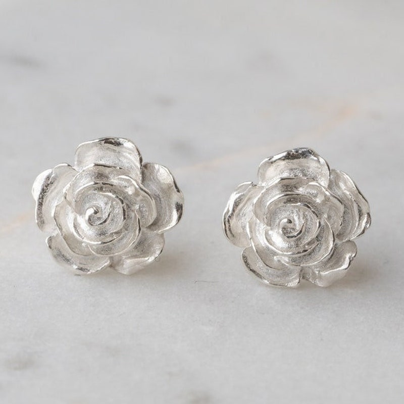 Silver Rose - Etsy