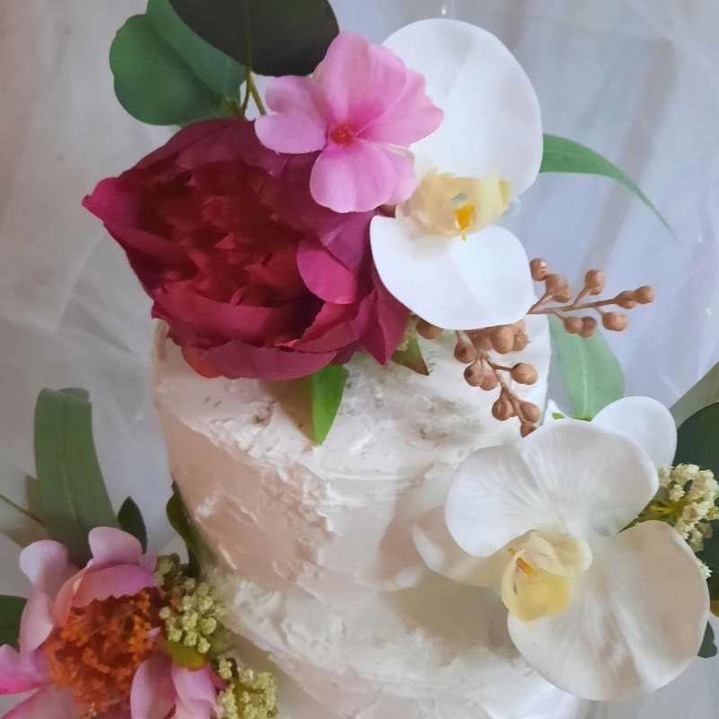 Orchid Cake Topper - Etsy