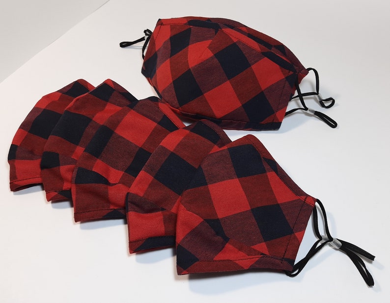 Face Mask With Filter Pocket And Nose Wire Reusable Washable Etsy