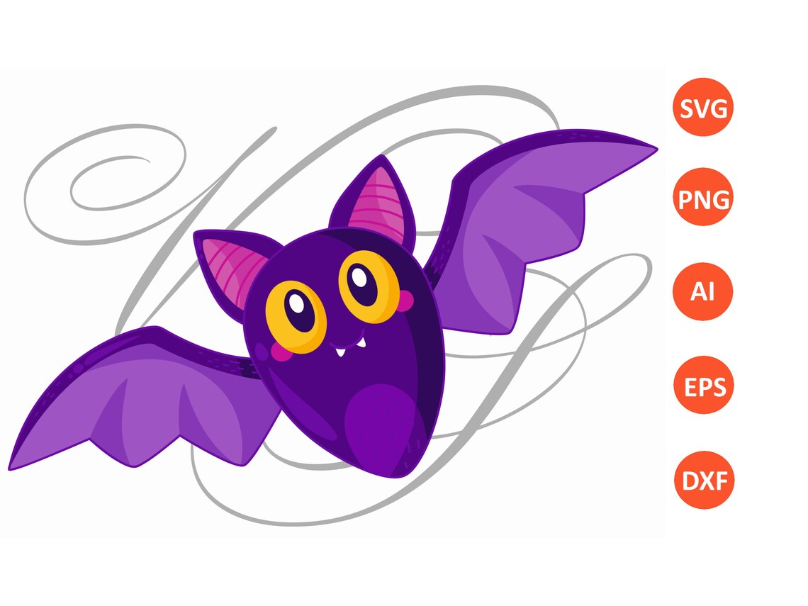 Bat Svg Halloween Bats SVG Bat Vector Spooky Horror Png - Etsy