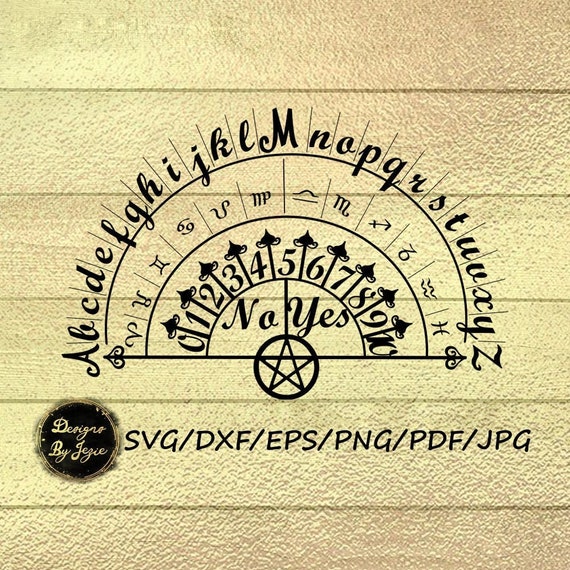 Pendulum Scrying Chart Ouija Chart Wiccan Wicca Design - Etsy