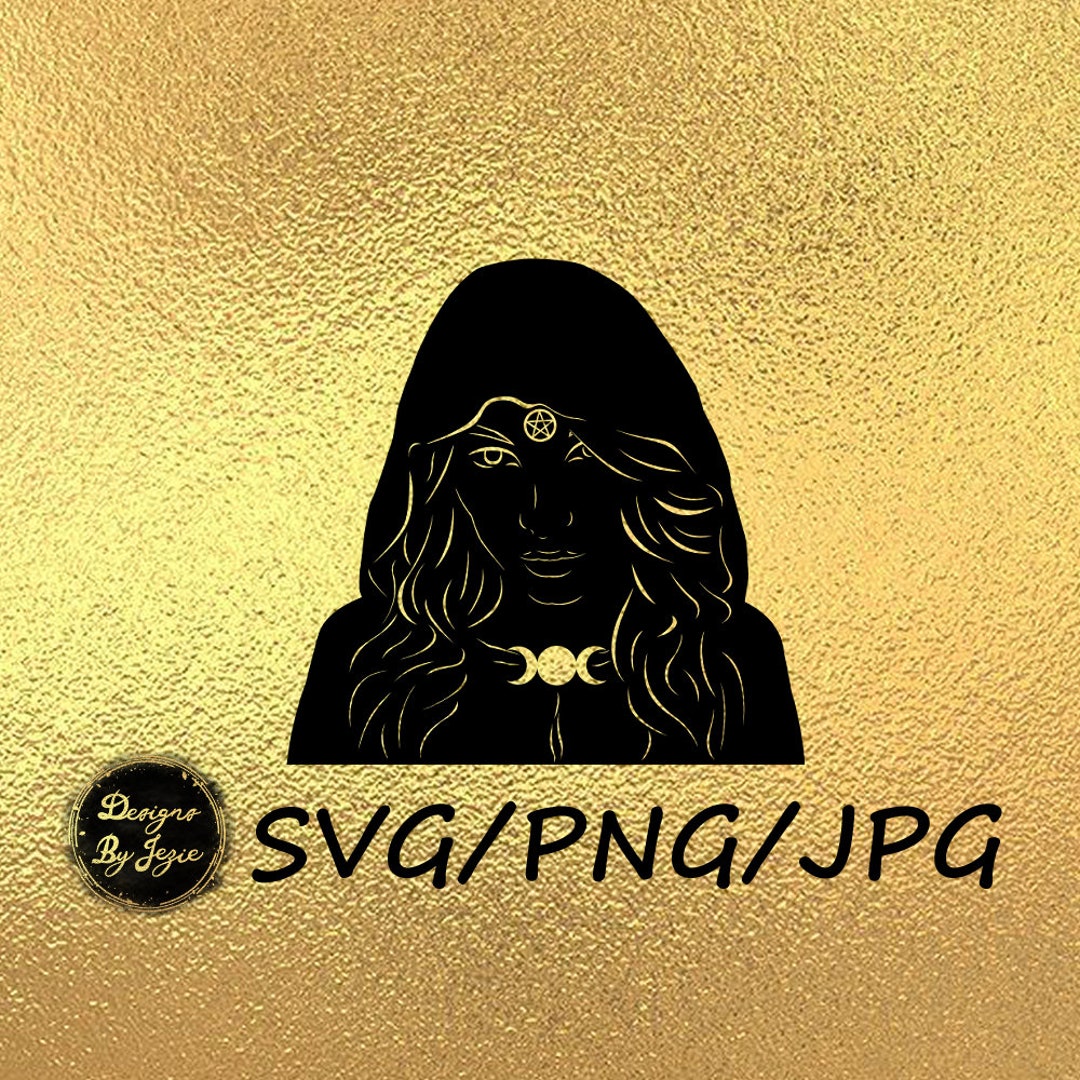 Pagan Wiccan Priestess SVG - Instant Digital Download - Etsy