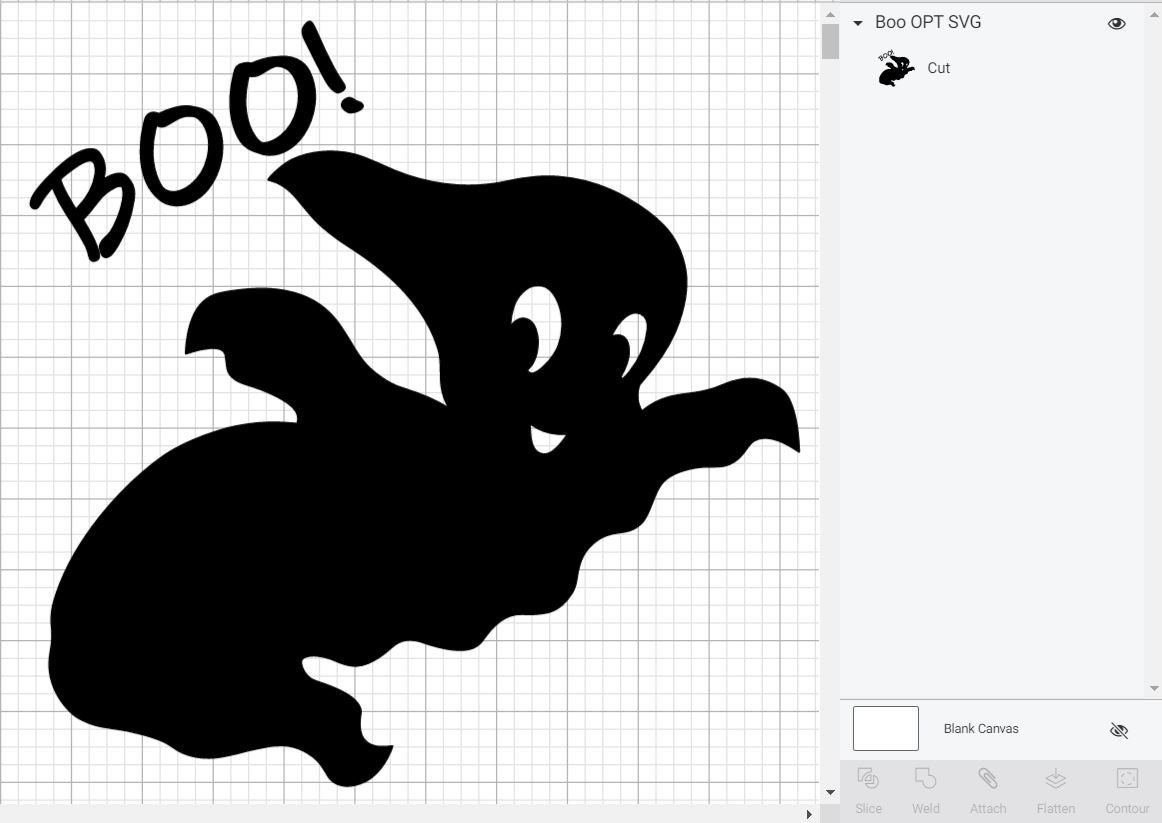 Boo the Friendly Ghost SVG Vector Cut File Halloween Spirit Svg Cute ...