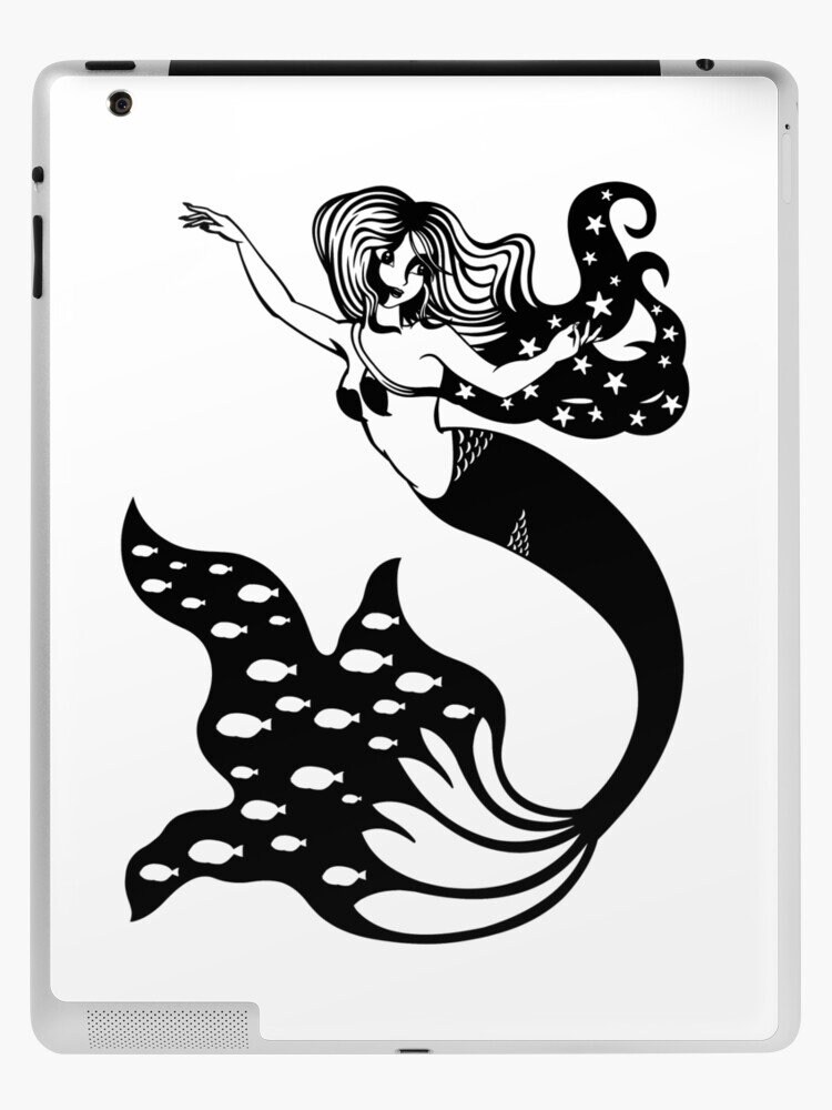 Mermaid Princess Svg Sea Siren Svg Paper and Machine Cutting - Etsy