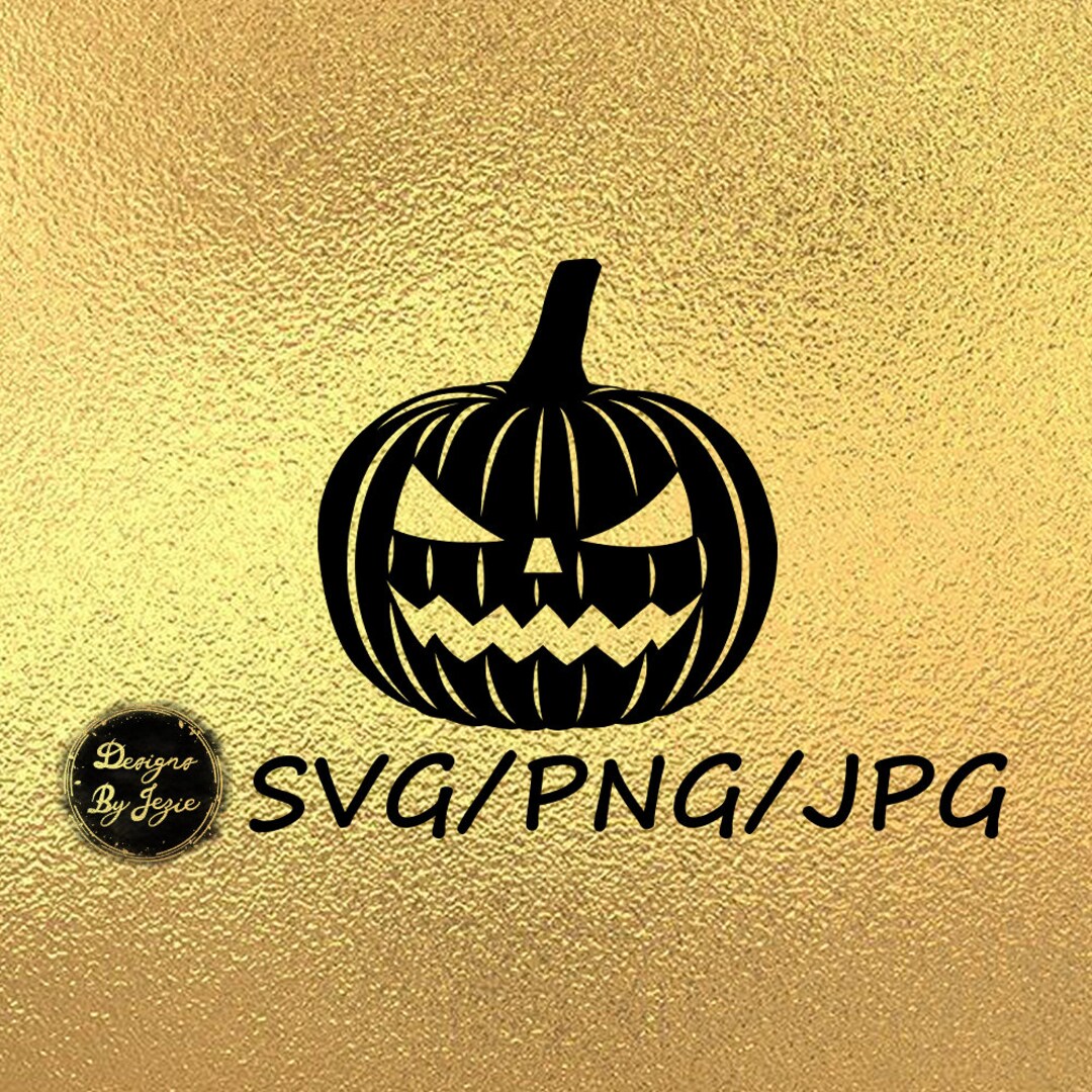 Monster Pumpkin SVG Vector Cut File Jack O Lantern Svg Fall Autumn Svg ...