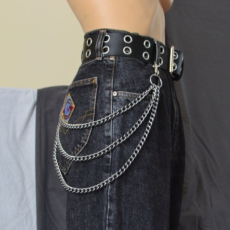 Jeans With Chains - Etsy