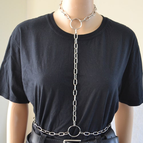 QUARTET CHAIN Chest Harness // - Etsy