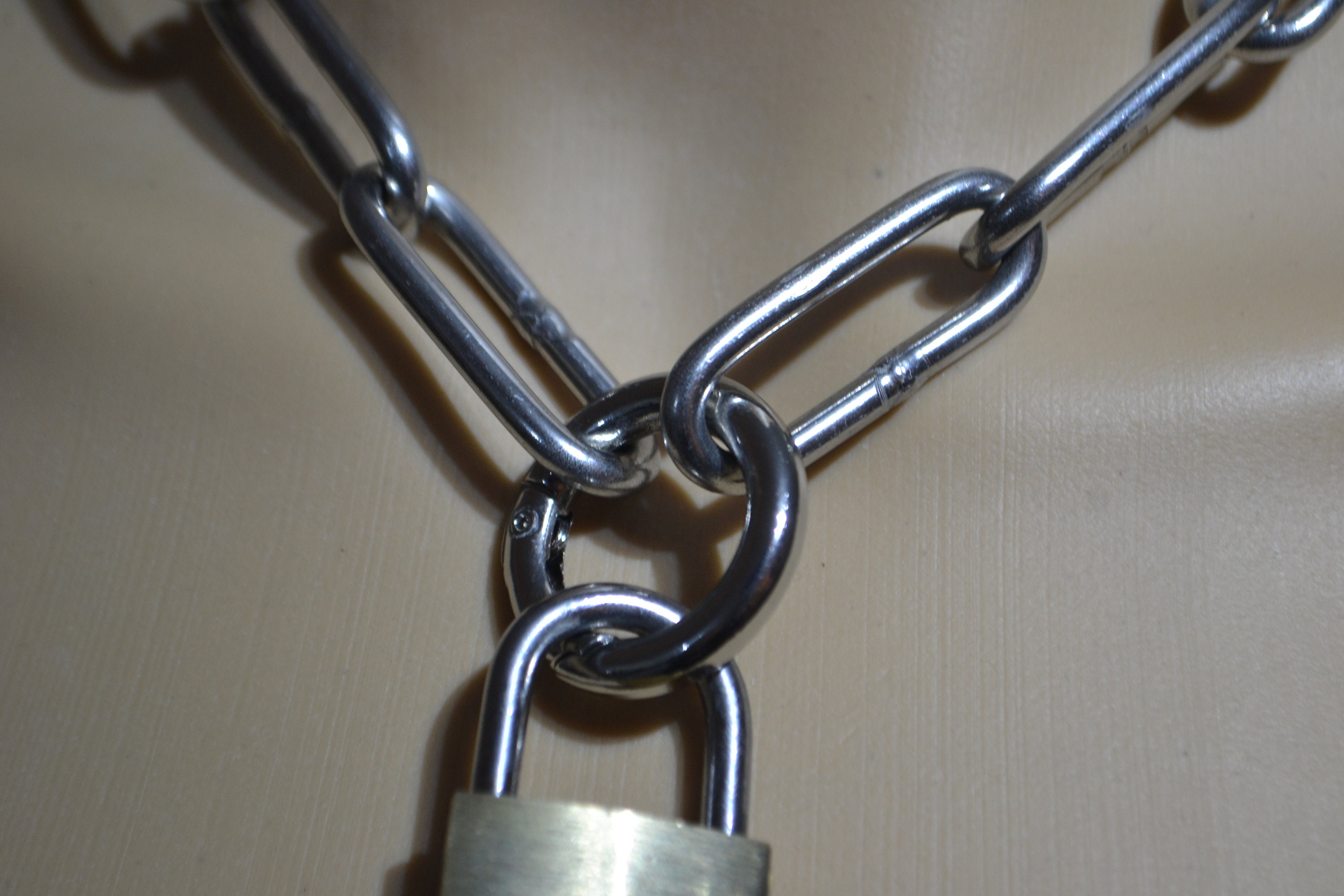 Padlock and Ring Chain Necklace with Keys Stainless Steel | Etsy