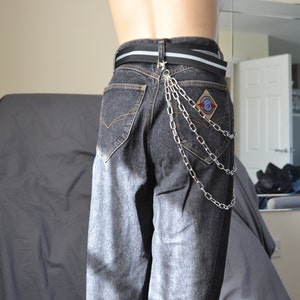 Triple Wallet Chain With O Ring, Belt Chain, 90's Trouser Chain ...