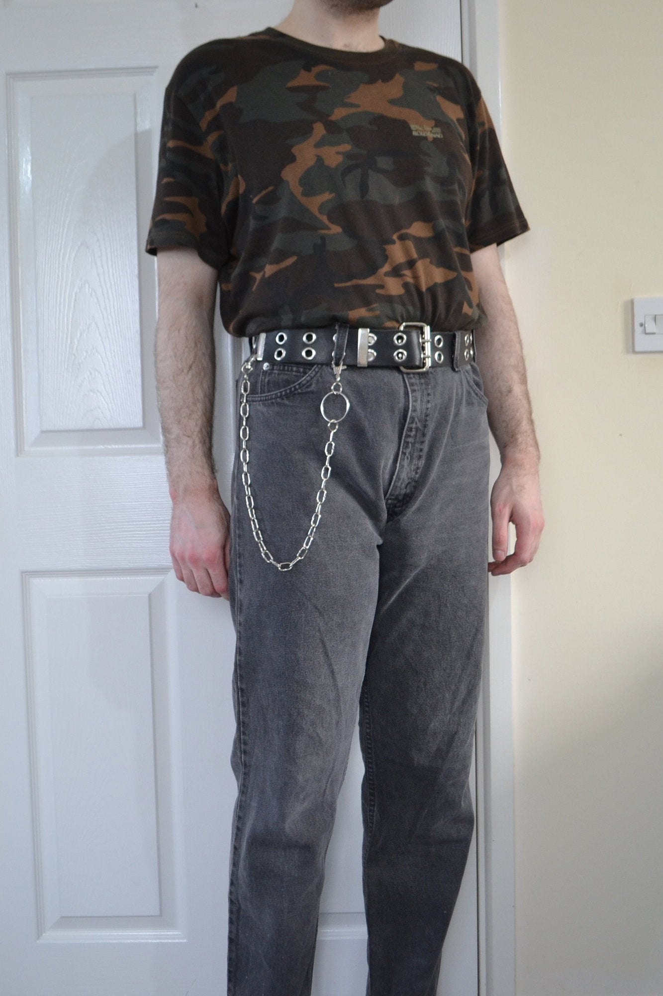 Wallet Chain With O-ring Belt Chain 90's Trouser Chain - Etsy