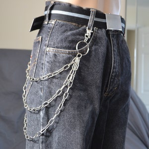 Triple Wallet Chain With O Ring, Belt Chain, 90's Trouser Chain ...