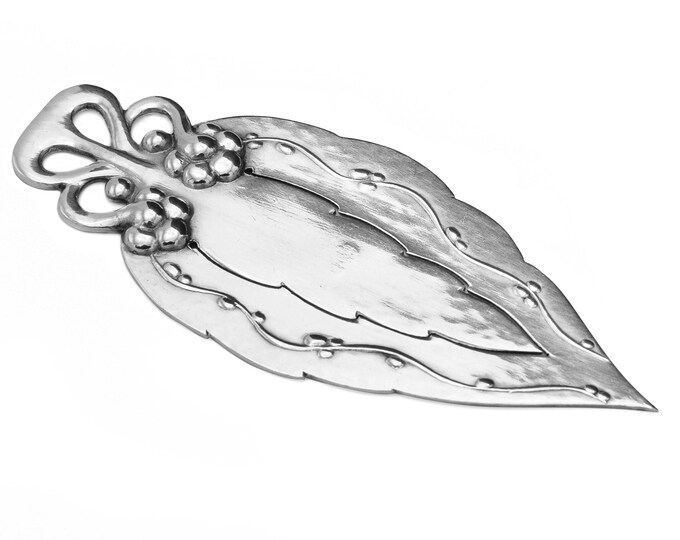 Georg Jensen Art Nouveau Bookmark Model No 60, Vintage Sterling Silver ...
