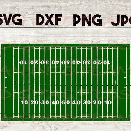 Football Yard Line SVG DXF Png Jpg Digital Download - Etsy