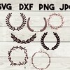 Laurel Swag SVG, DXF, Png, Jpg, Digital Download, Silhouette, Cricut - Etsy