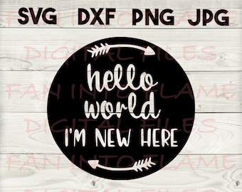 Hello World SVG File PDF / Dxf / Jpg / Png / Eps / Ai / for - Etsy