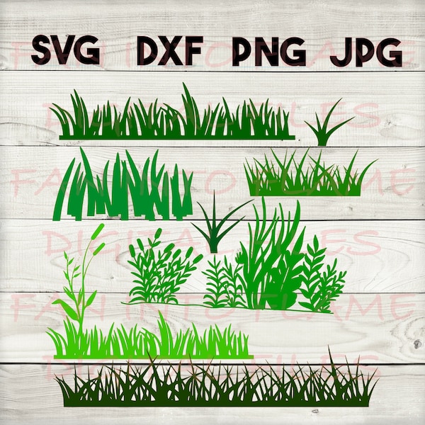 Grass Svg - Etsy